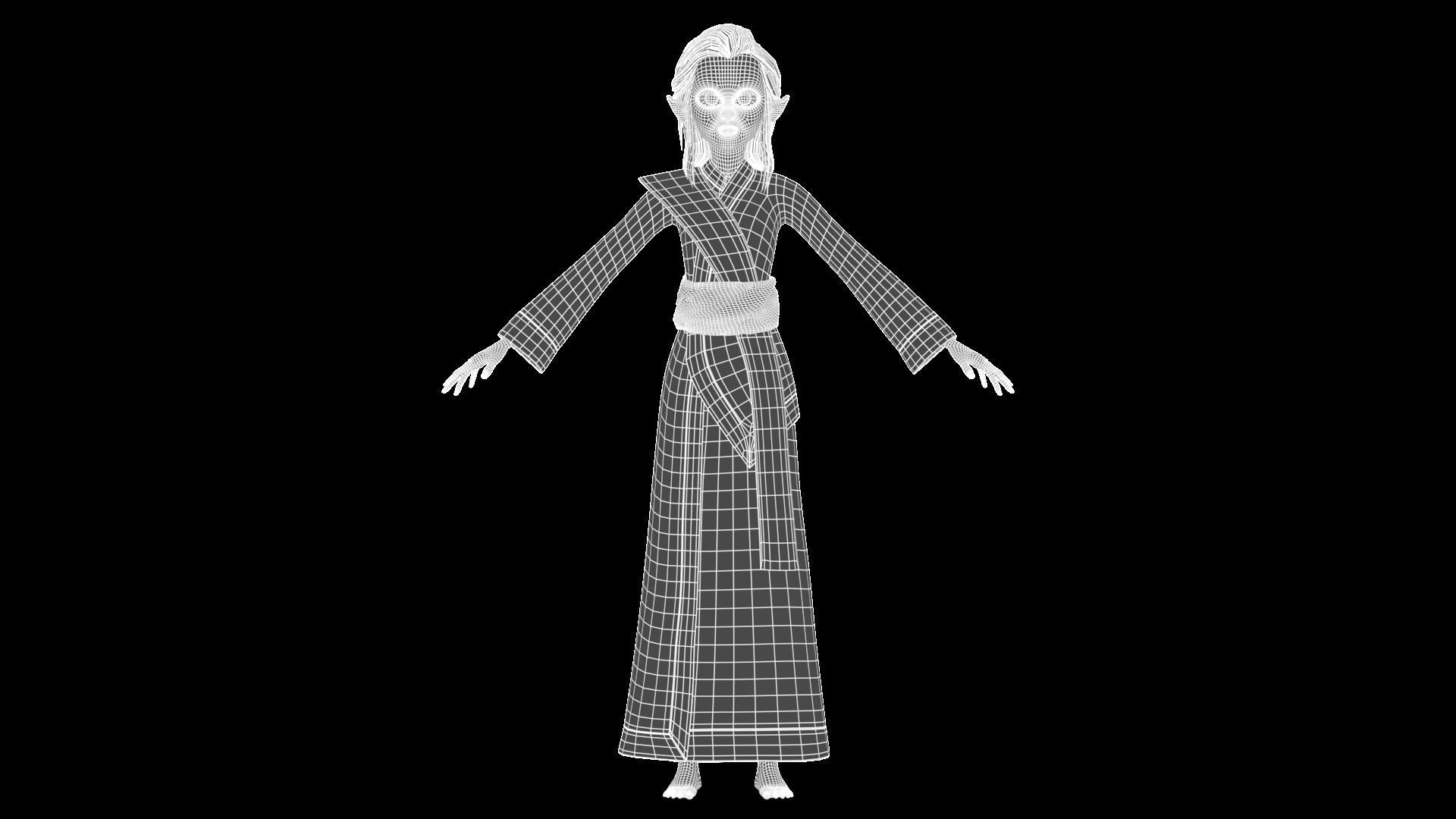 Night Elf 3D model | CGTrader