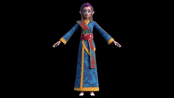 Night Elf 3D model | CGTrader
