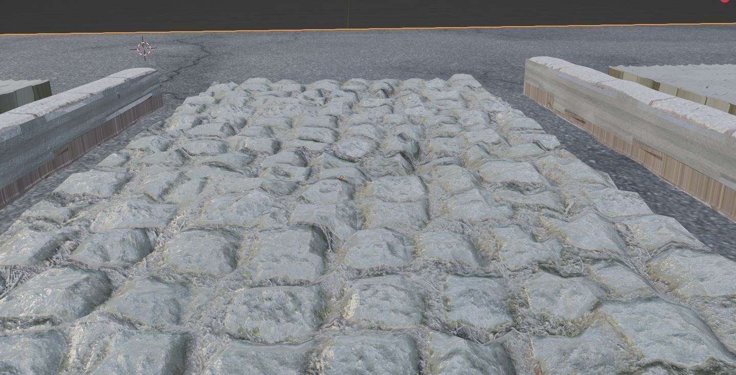 3D model Realistic Road and Sidewalk VR / AR / low-poly | CGTrader