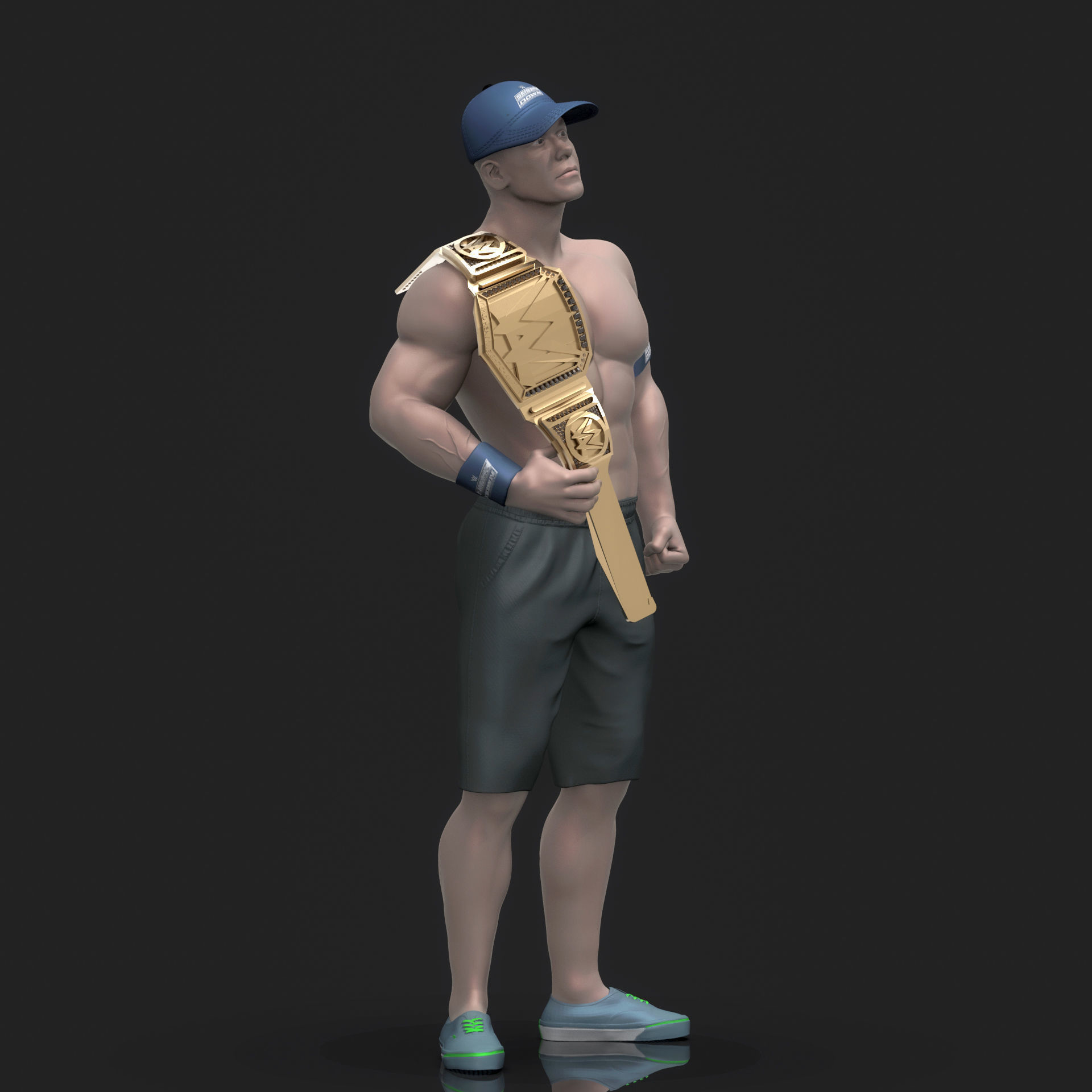 John Cena 3D Printable 3D model 3D printable | CGTrader