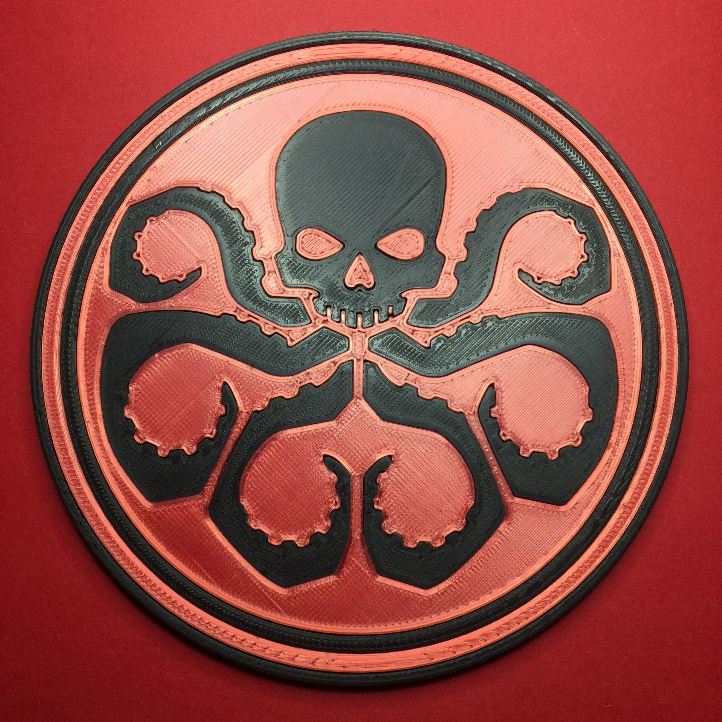 HYDRA Logo Coaster 3D model 3D printable | CGTrader