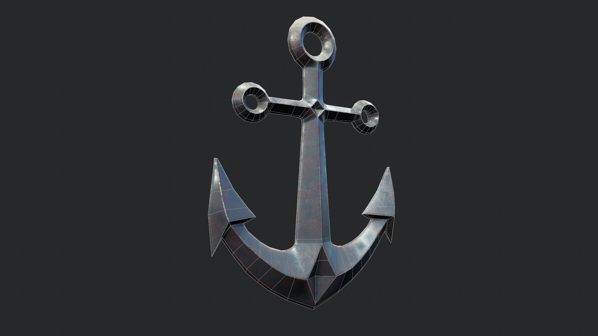 3D model Anchor - Tutorial Included VR / AR / low-poly | CGTrader
