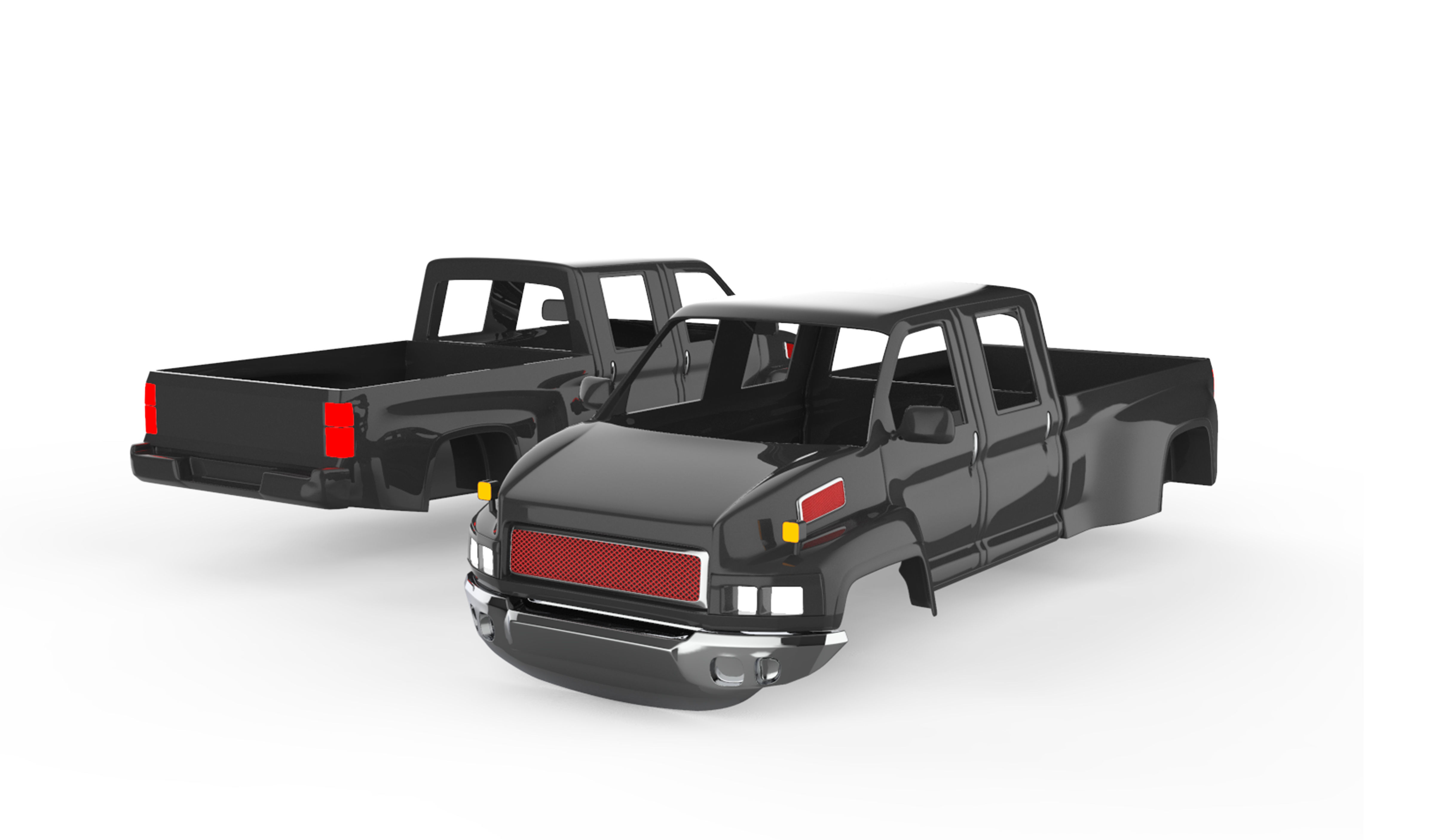 2003 - 2009 GMC Topkick 3D model 3D printable | CGTrader