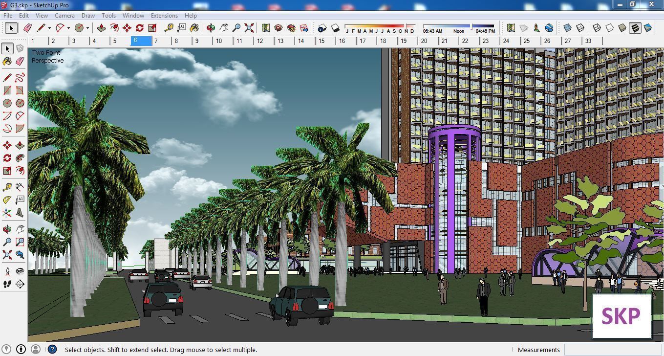 Sketchup Office building G3 3D model | CGTrader