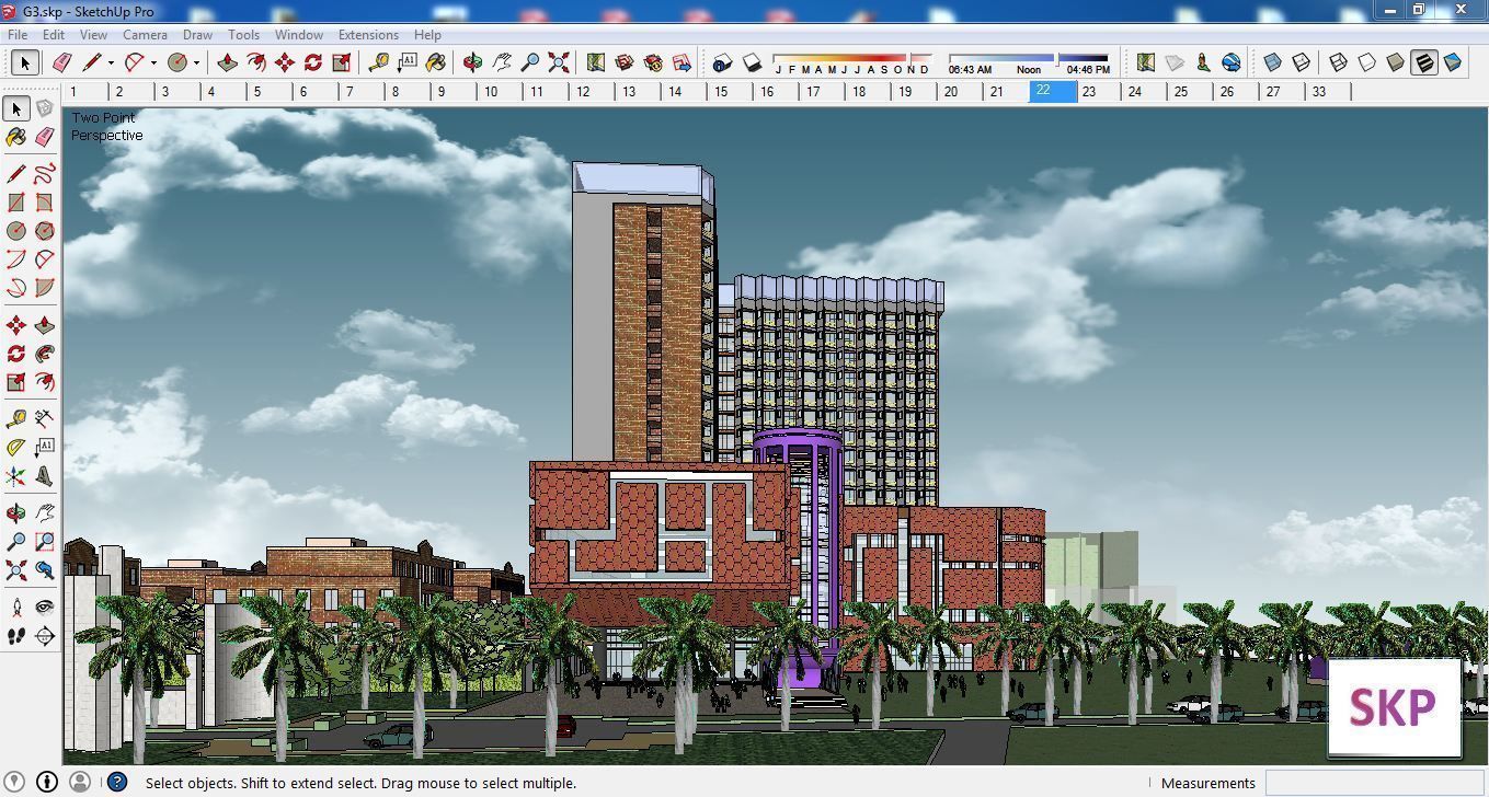 Sketchup Office building G3 3D model | CGTrader