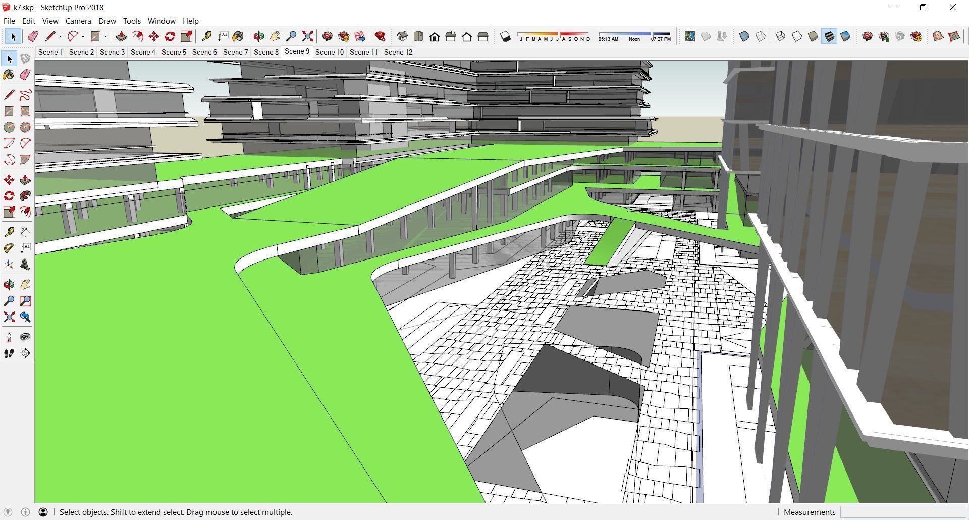 Sketchup Office building K7 3D model | CGTrader