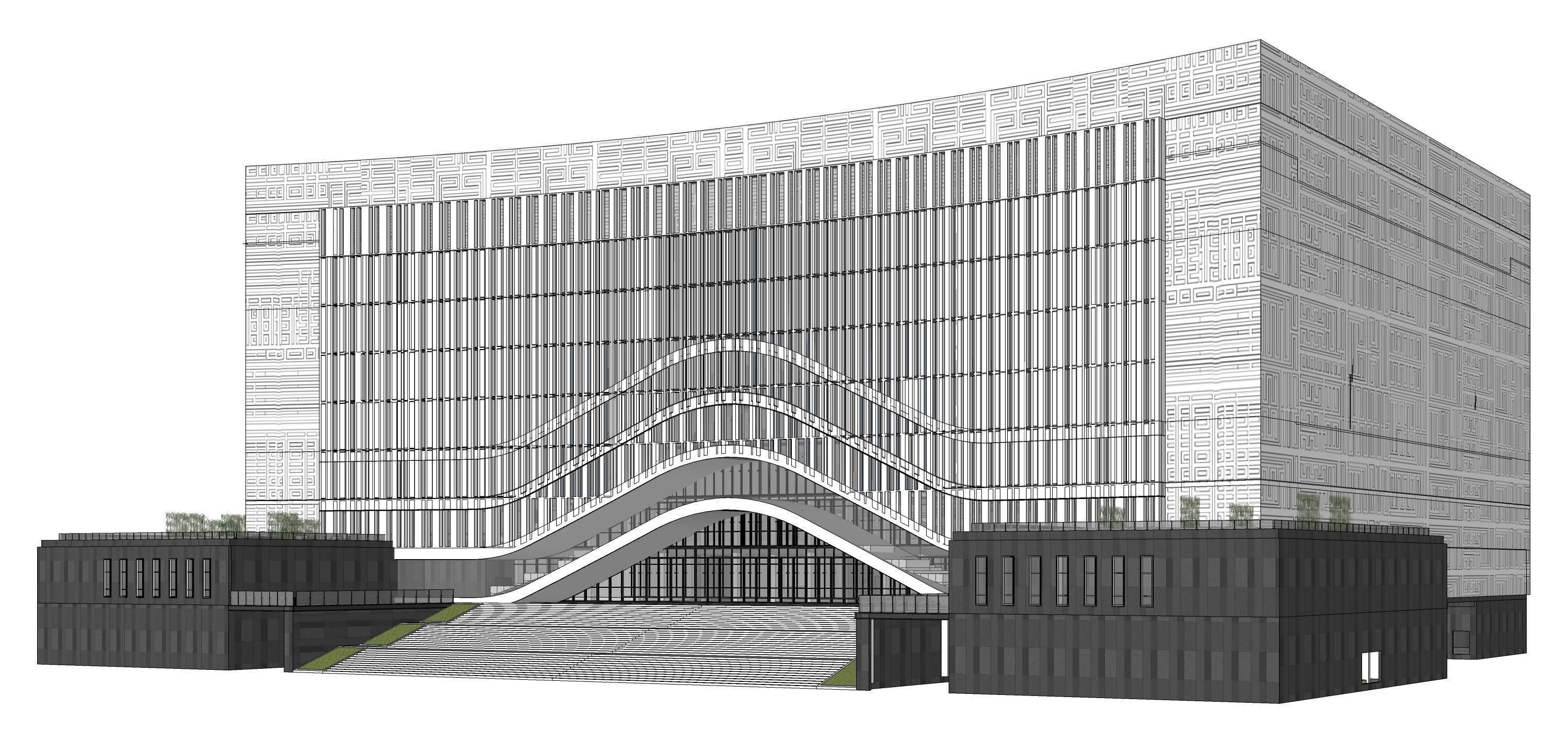 Sketchup Office building Q3 3D model | CGTrader