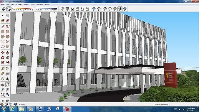 Sketchup Office building OFF7 free 3D model | CGTrader