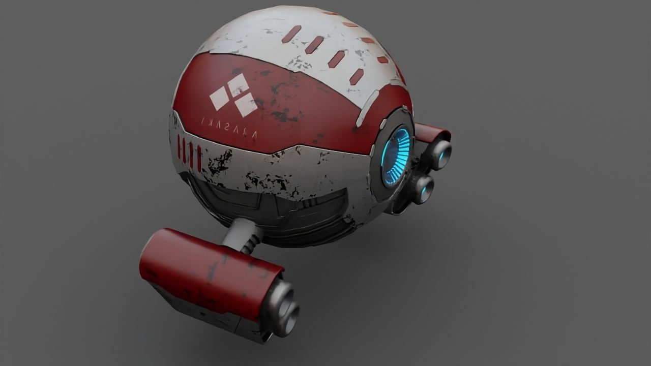 DRONE BOT 3D model | CGTrader