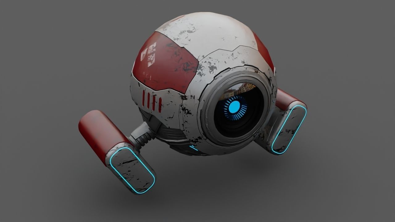 DRONE BOT 3D model | CGTrader