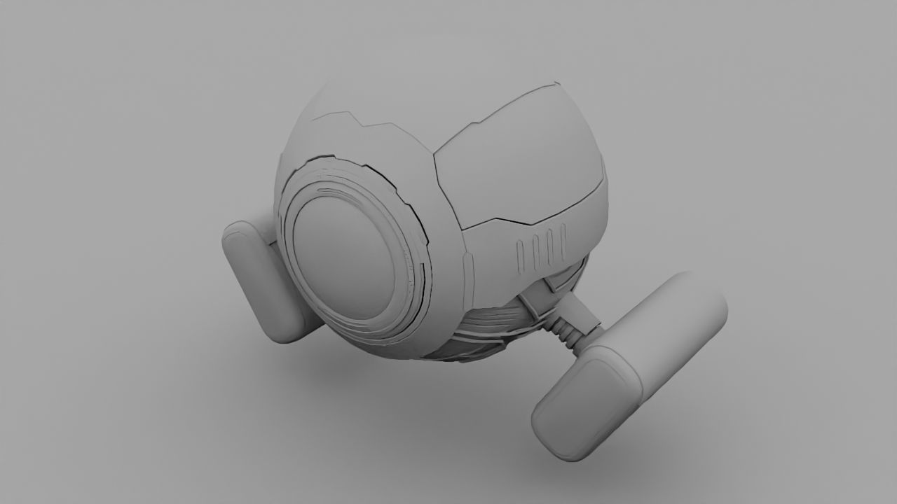 DRONE BOT 3D model | CGTrader