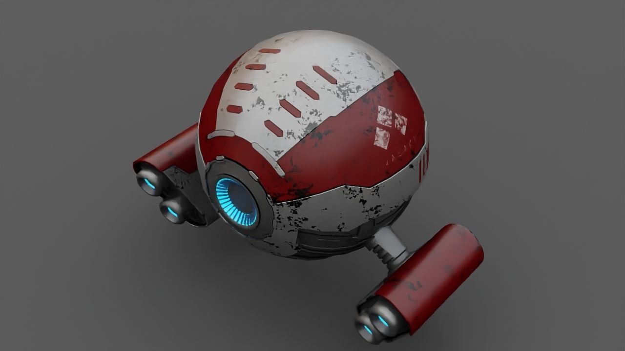 DRONE BOT 3D model | CGTrader