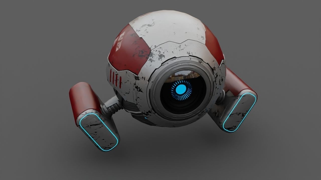DRONE BOT 3D model | CGTrader