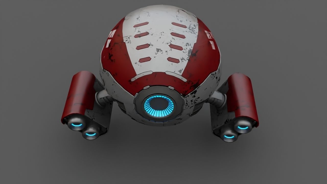 DRONE BOT 3D model | CGTrader