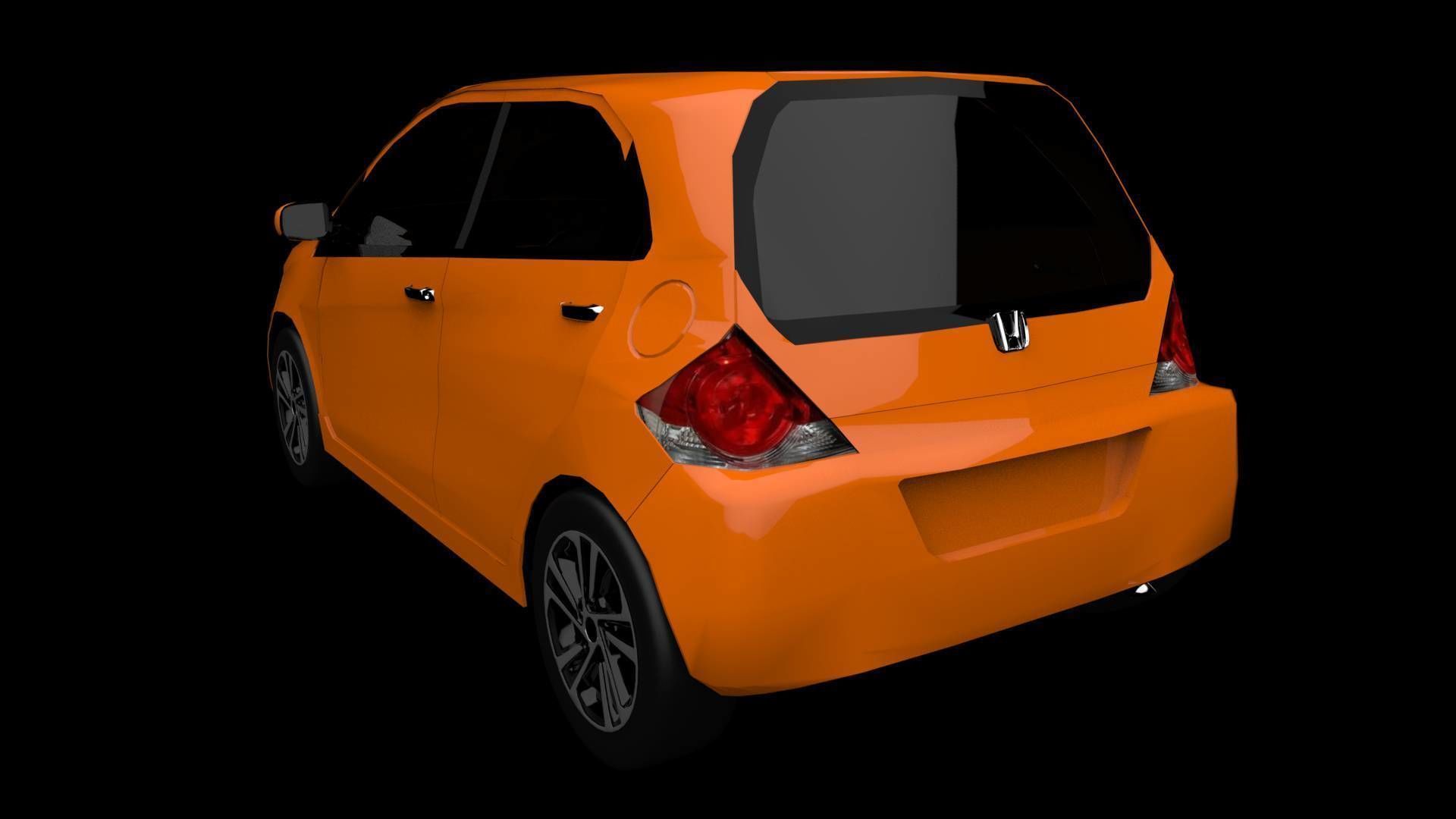 3D model 2016 HONDA BRIO RS Low Poly VR / AR / low-poly | CGTrader