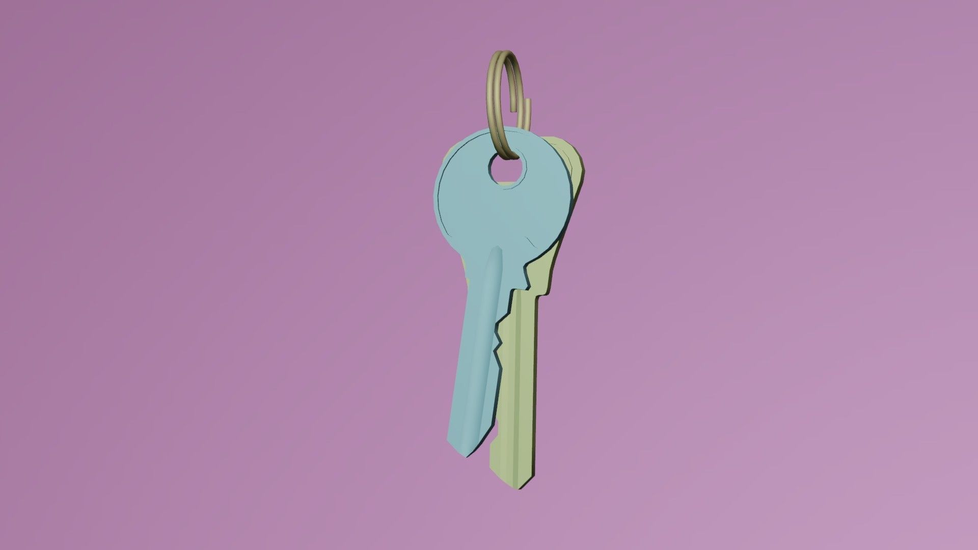 3D model Old Keys 02 VR / AR / low-poly | CGTrader