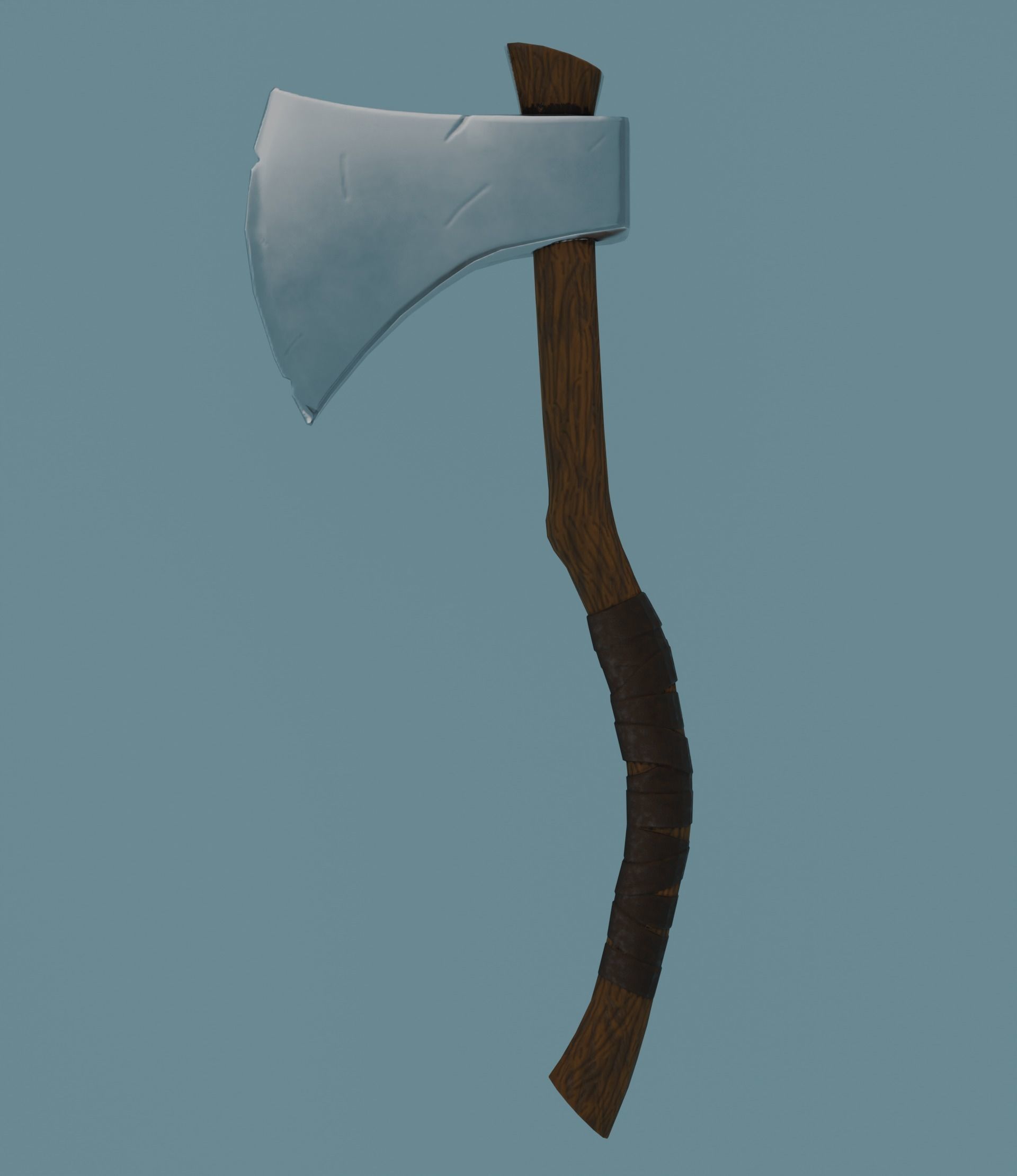 3D model Stylized low poly axe VR / AR / low-poly | CGTrader