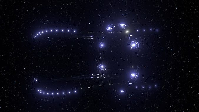 Abstract alien ship 1 3D model animated | CGTrader