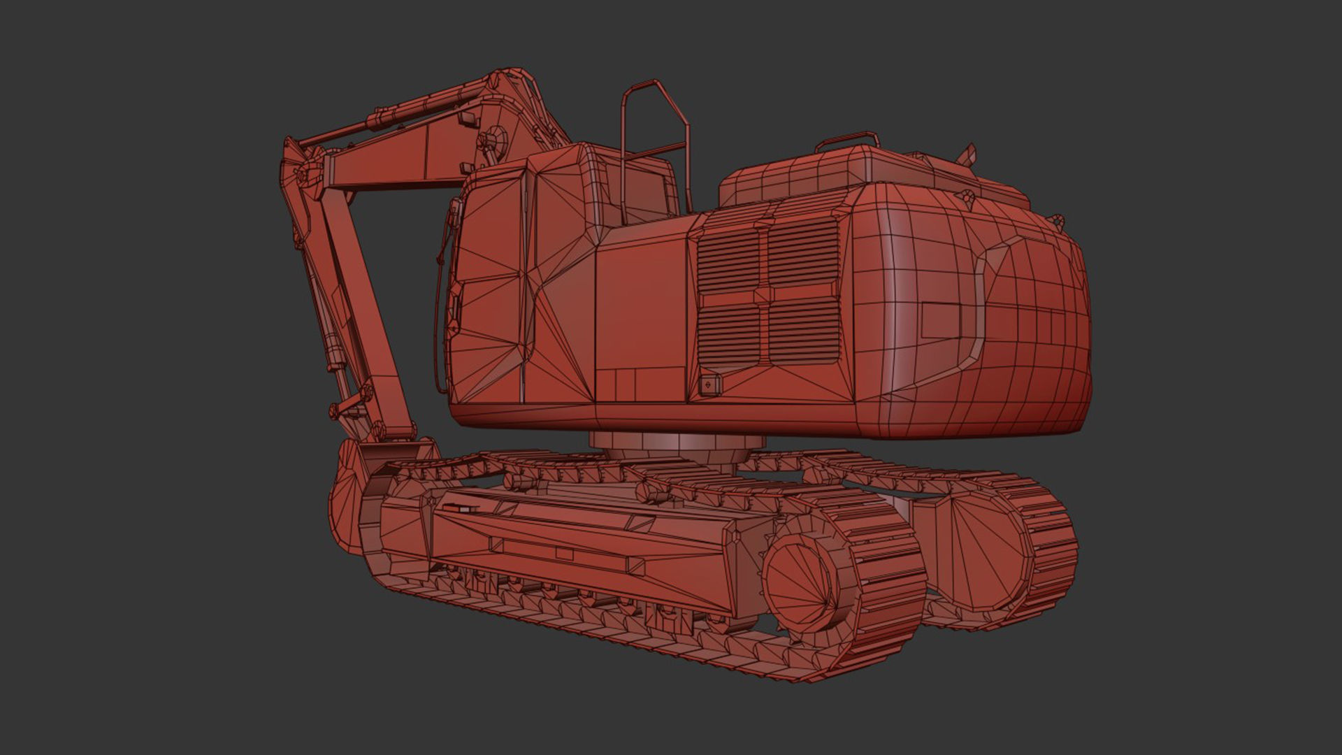 3D model Excavator VR / AR / low-poly | CGTrader