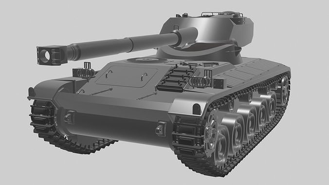 AMX-13 3D Model tank 3D model | CGTrader