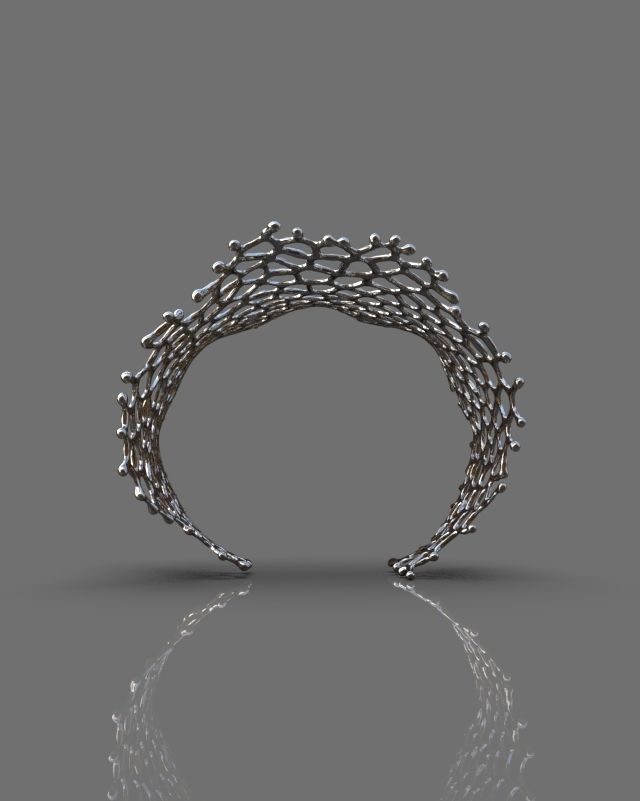 Cuff bracelet 3D model 3D printable | CGTrader