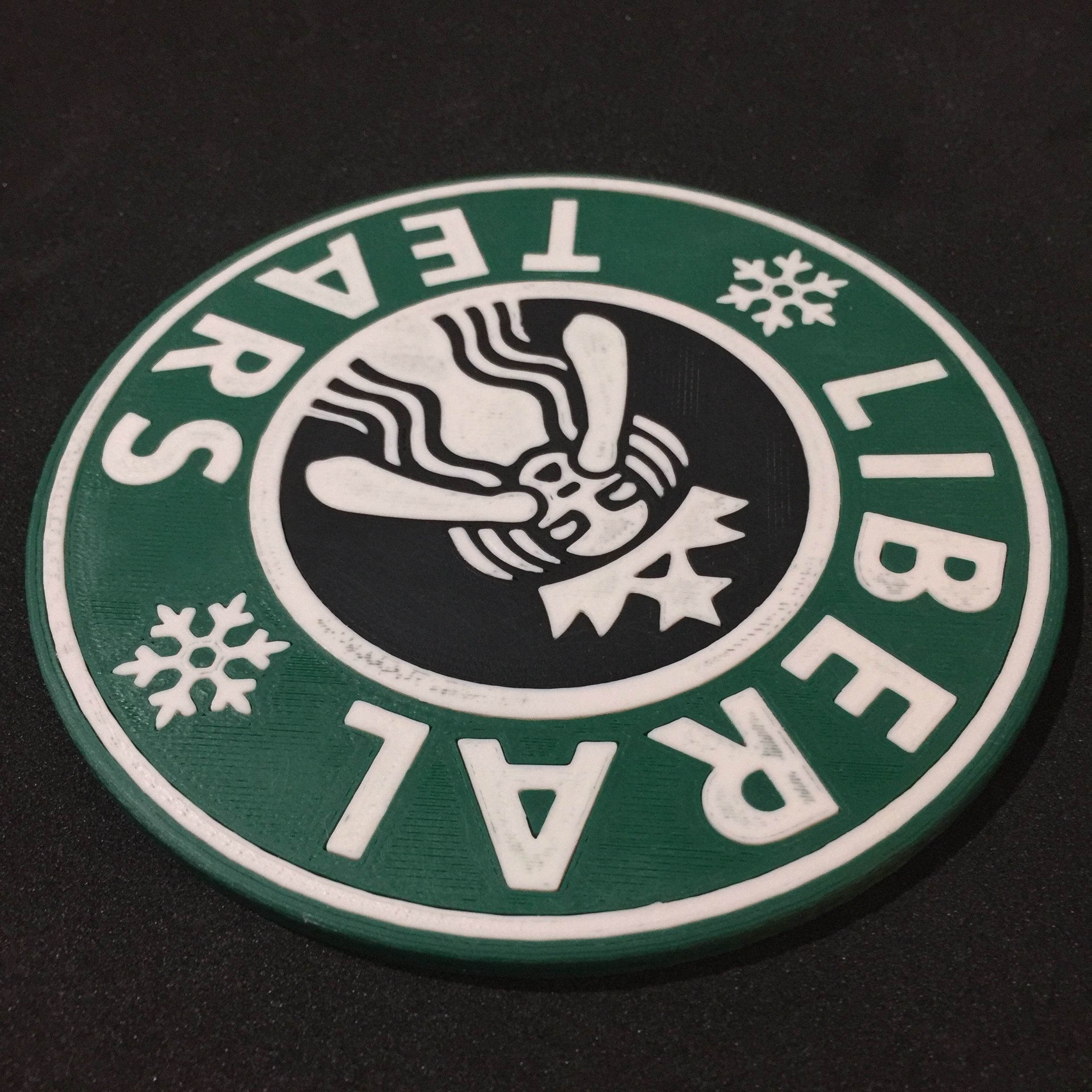 Liberal Tears Coaster 3D model 3D printable | CGTrader