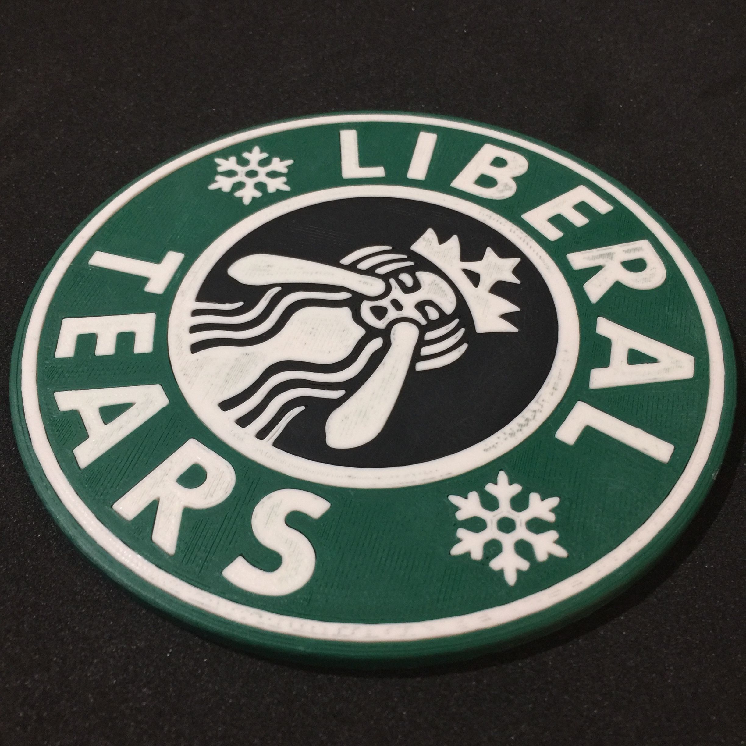 Liberal Tears Coaster 3D model 3D printable | CGTrader