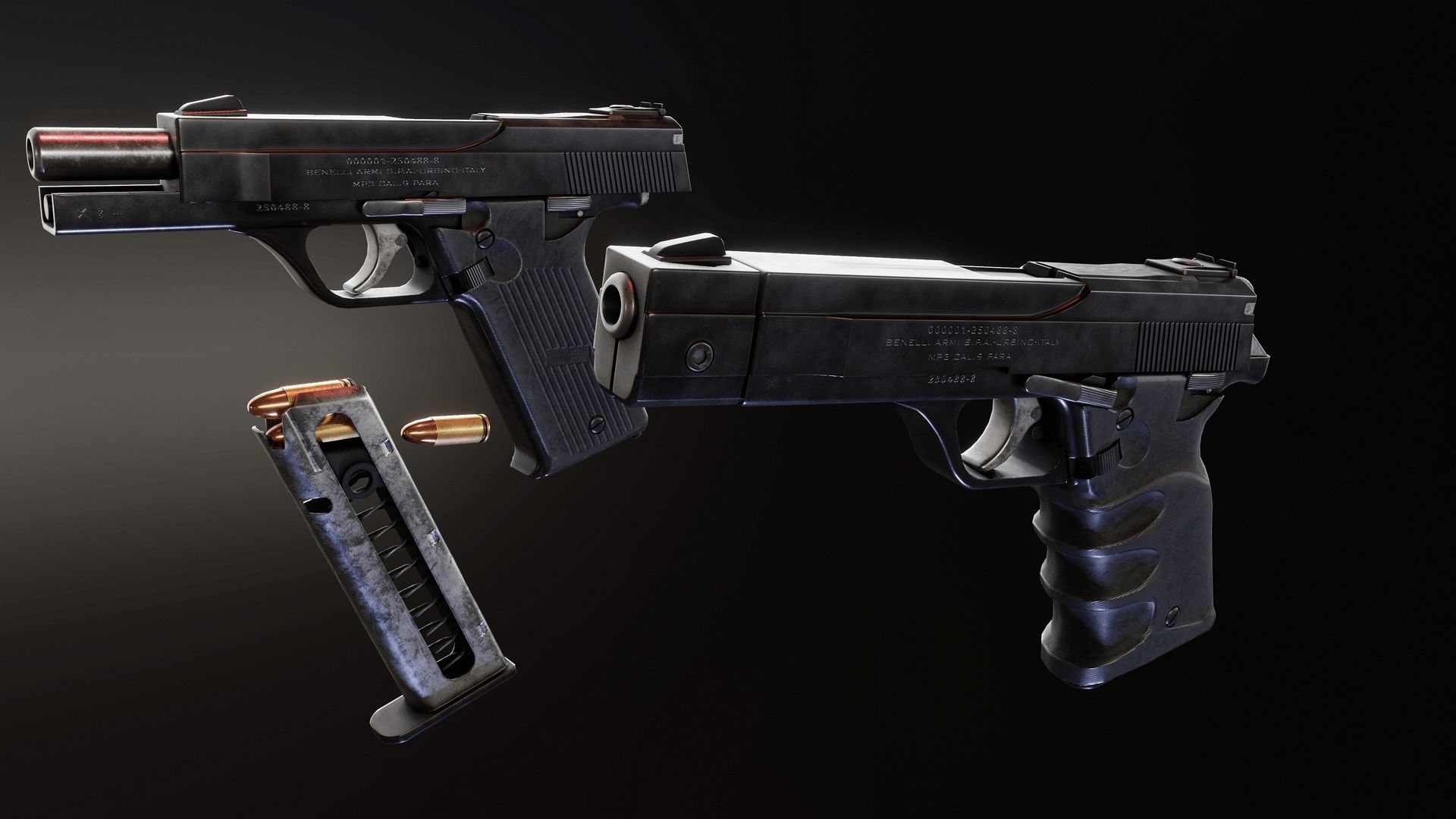 3D model Benelli MP3 B76 series VR / AR / low-poly | CGTrader