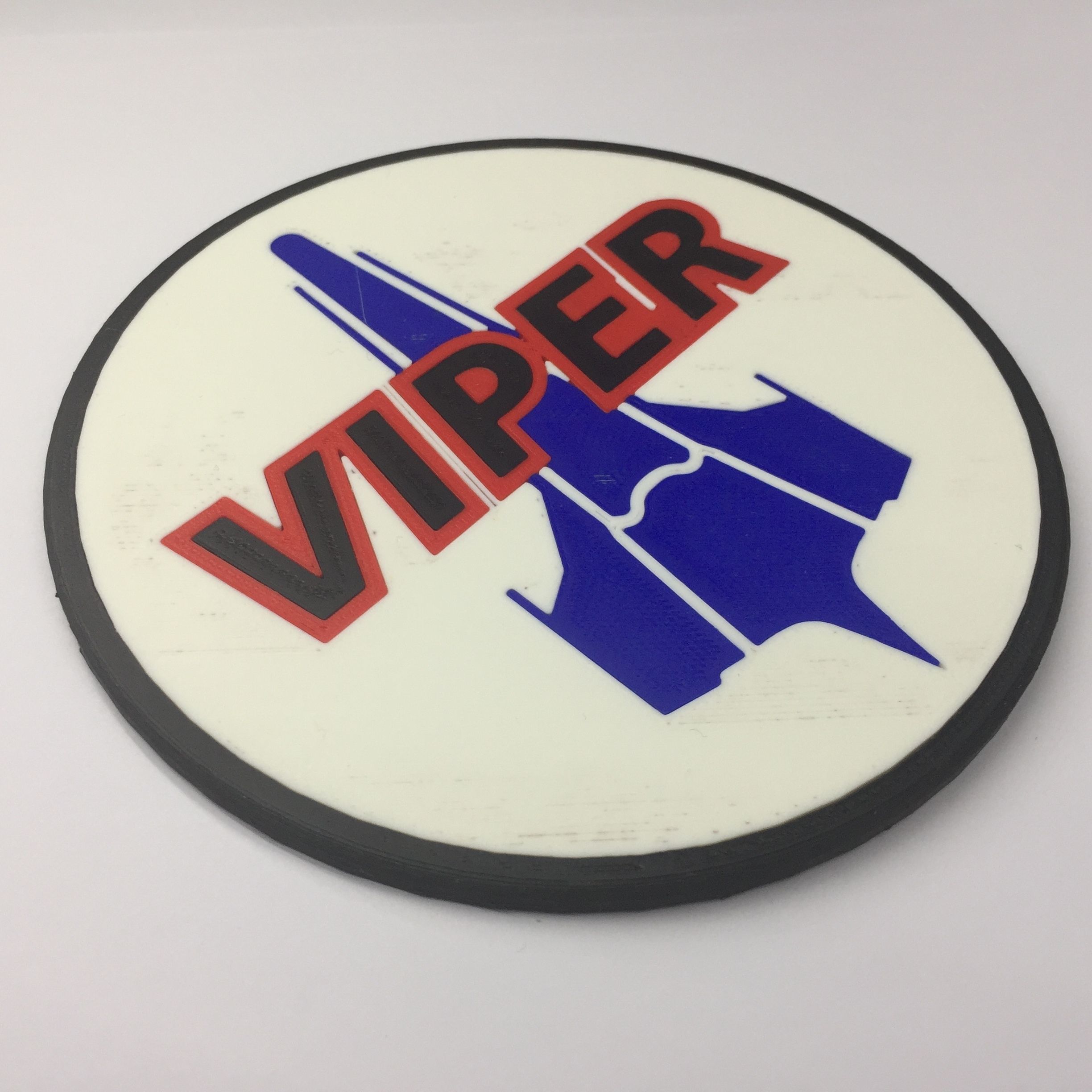 Viper Mk II Pilot Uniform Patch Coaster 3D model 3D printable | CGTrader