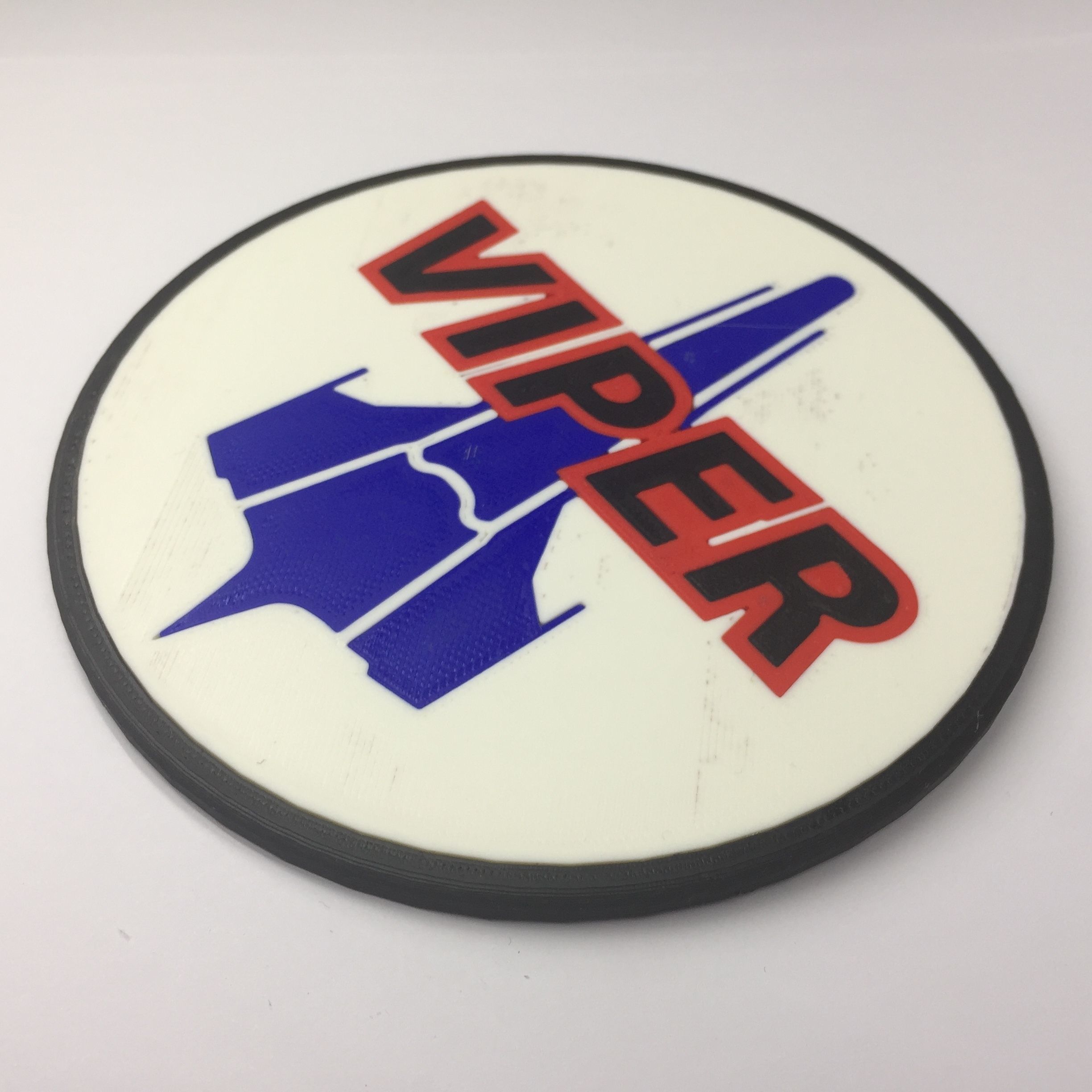 Viper Mk II Pilot Uniform Patch Coaster 3D model 3D printable | CGTrader