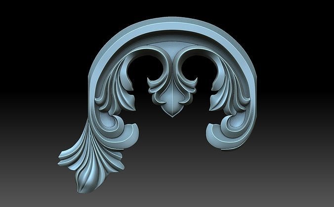 Decorative element 3D model 3D printable | CGTrader