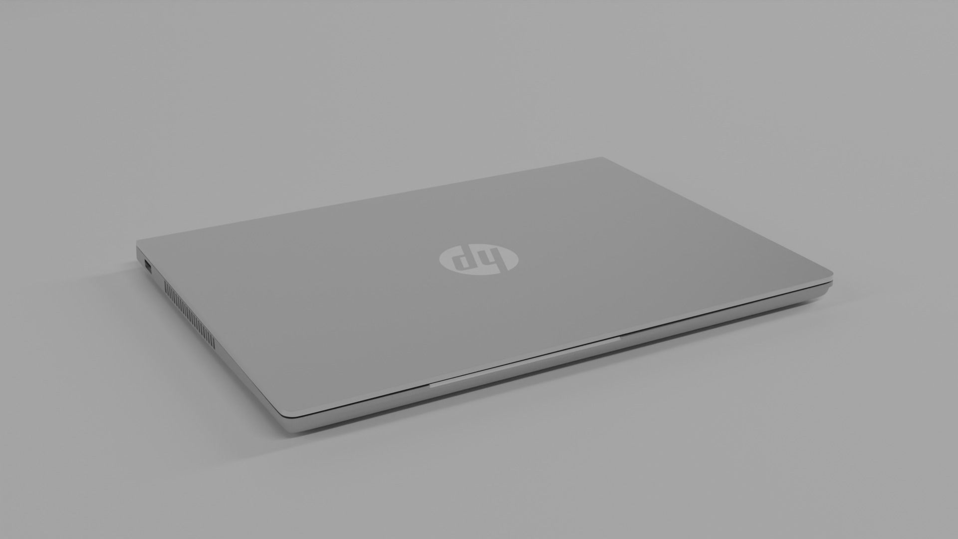 Laptop HP ProBook 3D model rigged | CGTrader
