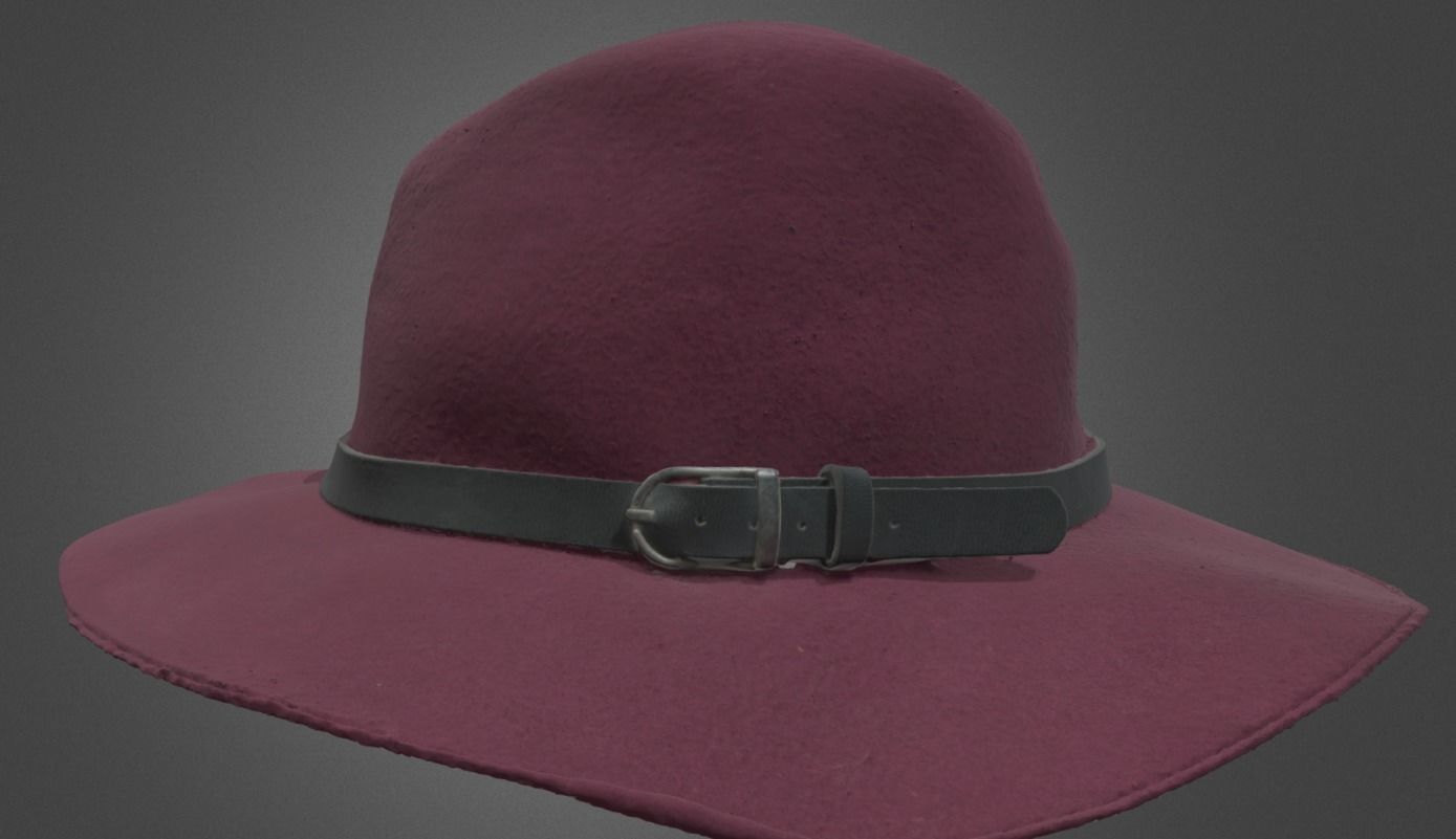 red hat fashion 3D model | CGTrader