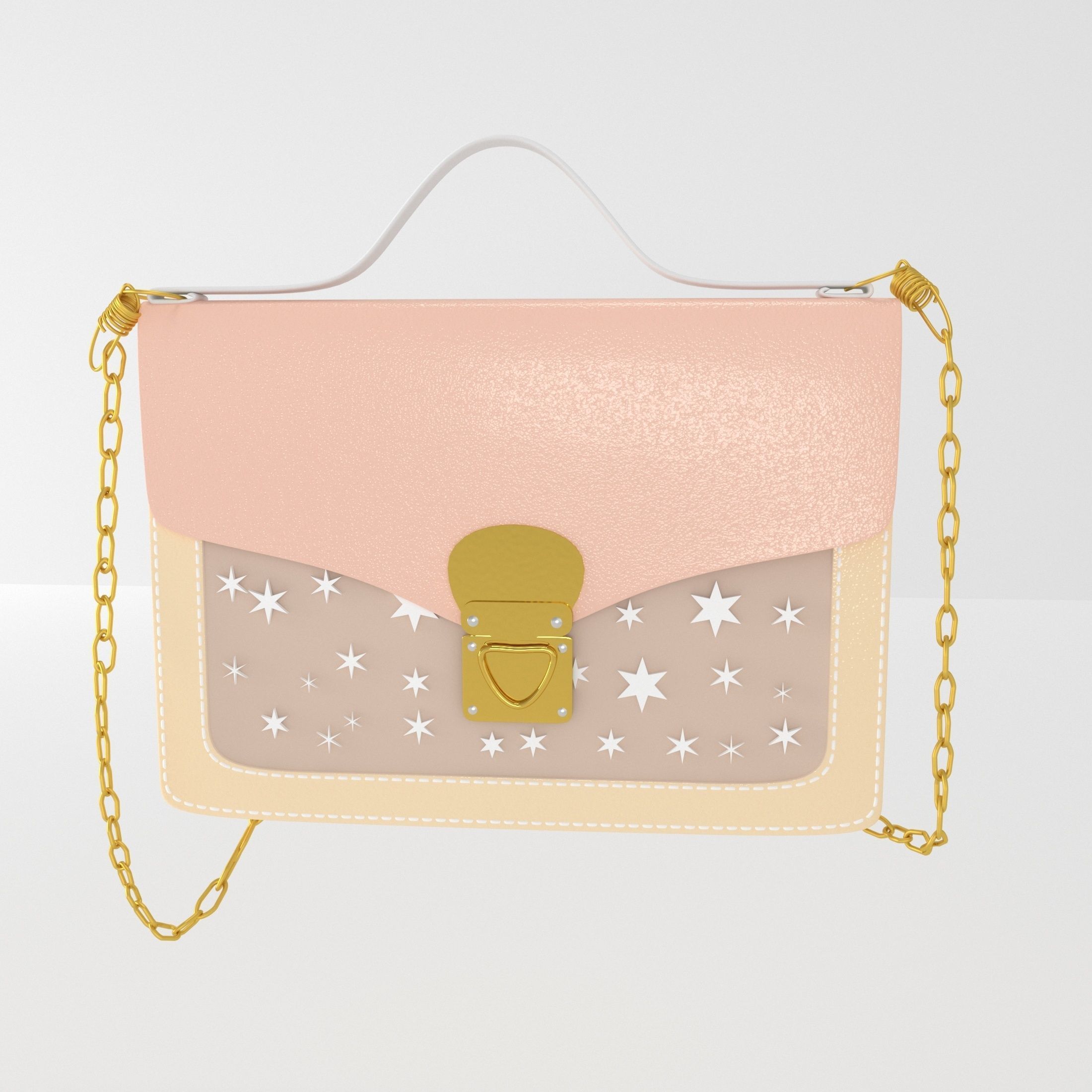 ladies hand bag model 3D model | CGTrader