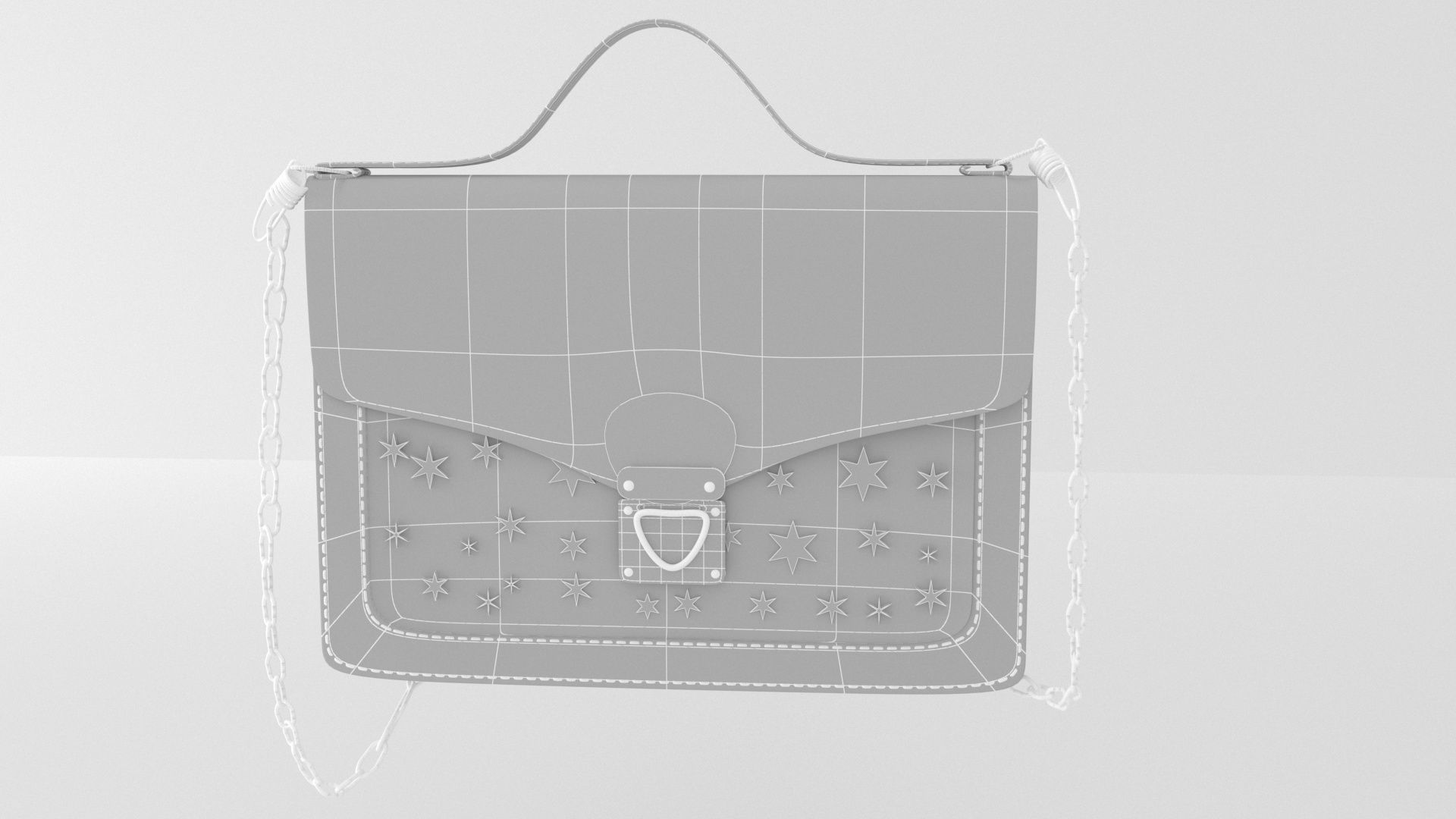 ladies hand bag model 3D model | CGTrader