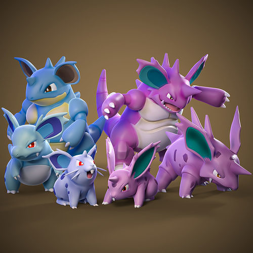 Pokemon Nidoran Evolution