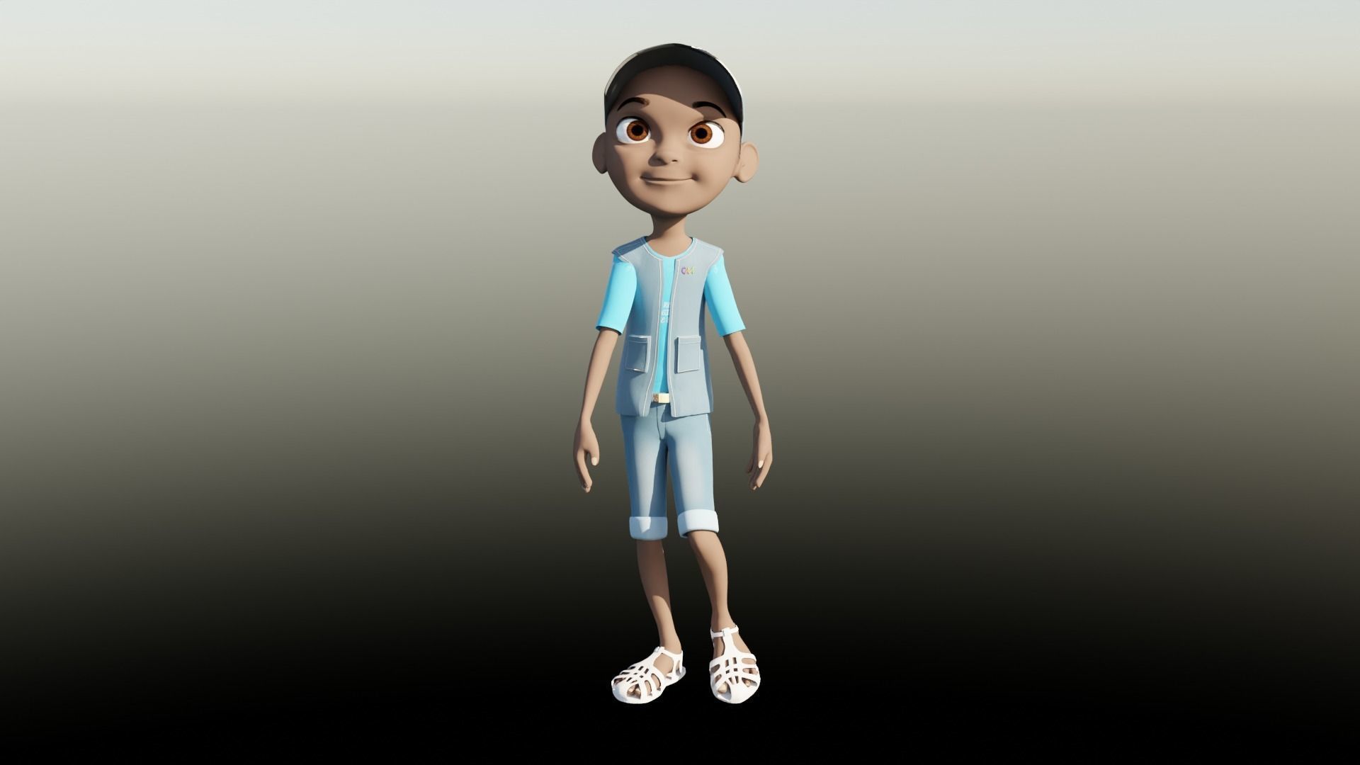 boy rigged and animated 3D model animated rigged | CGTrader