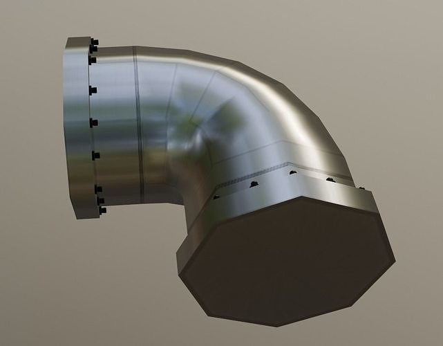 Pipe corner 3D model | CGTrader