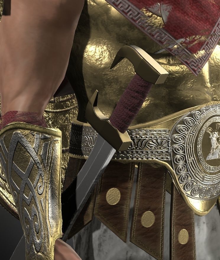 3D model Lord spartan VR / AR / low-poly | CGTrader