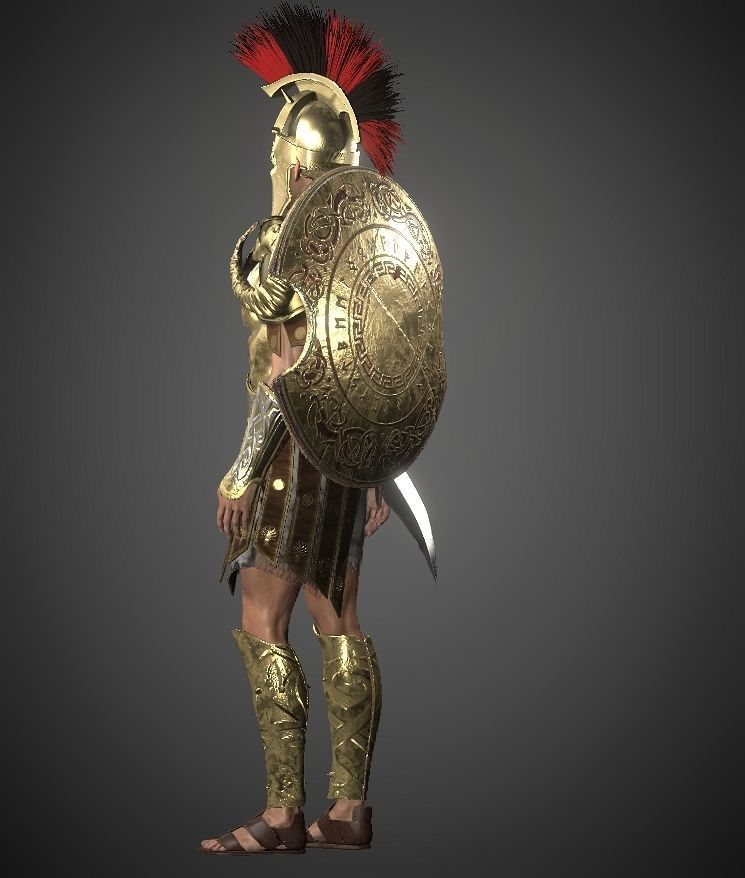 3D model Lord Spartan VR / AR / low-poly | CGTrader