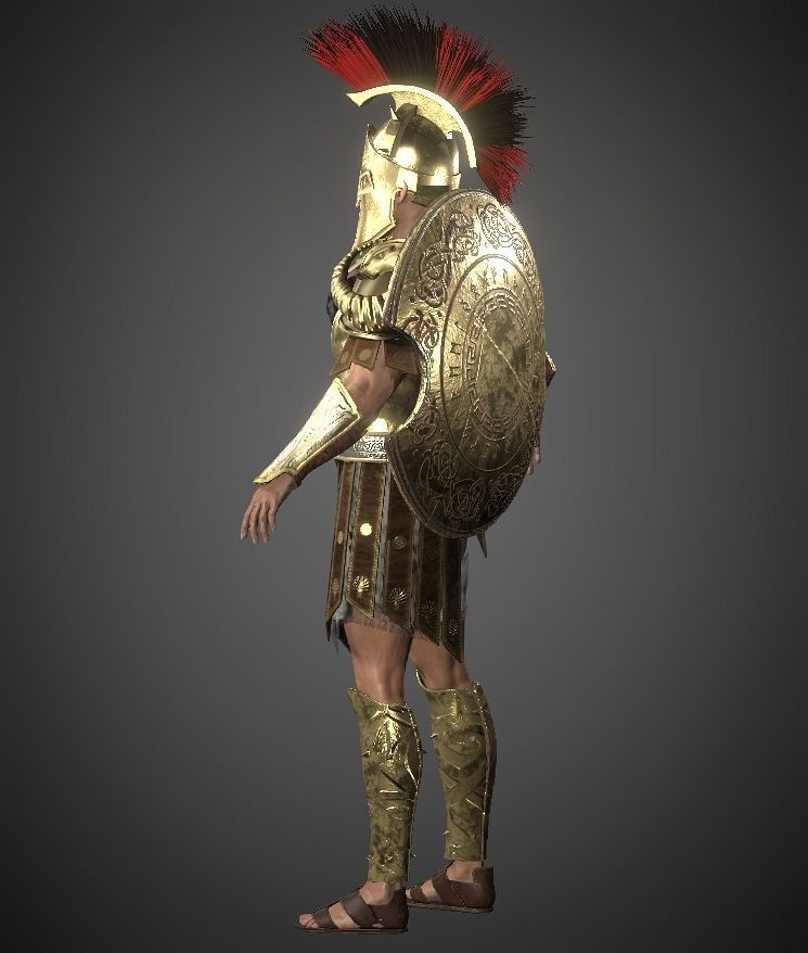 3D model Lord Spartan VR / AR / low-poly | CGTrader