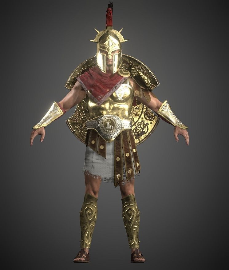 3D model Lord spartan VR / AR / low-poly | CGTrader