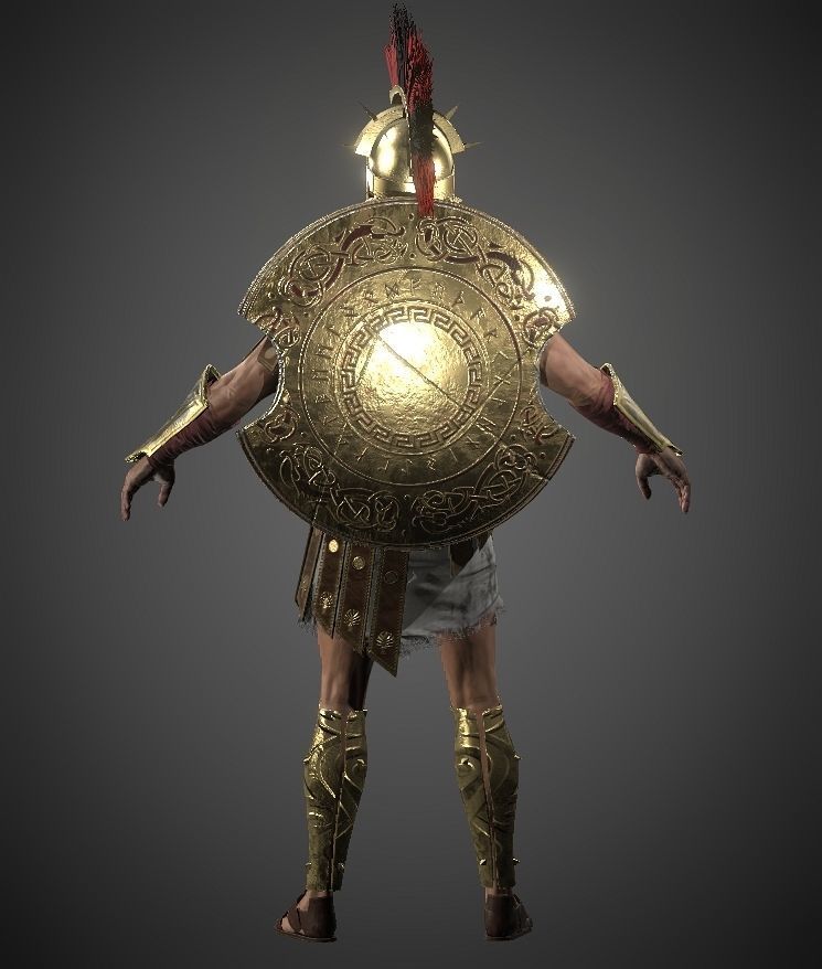 3D model Lord spartan VR / AR / low-poly | CGTrader