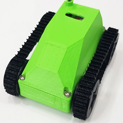 Mini Tank Robot v1 3D model 3D printable | CGTrader