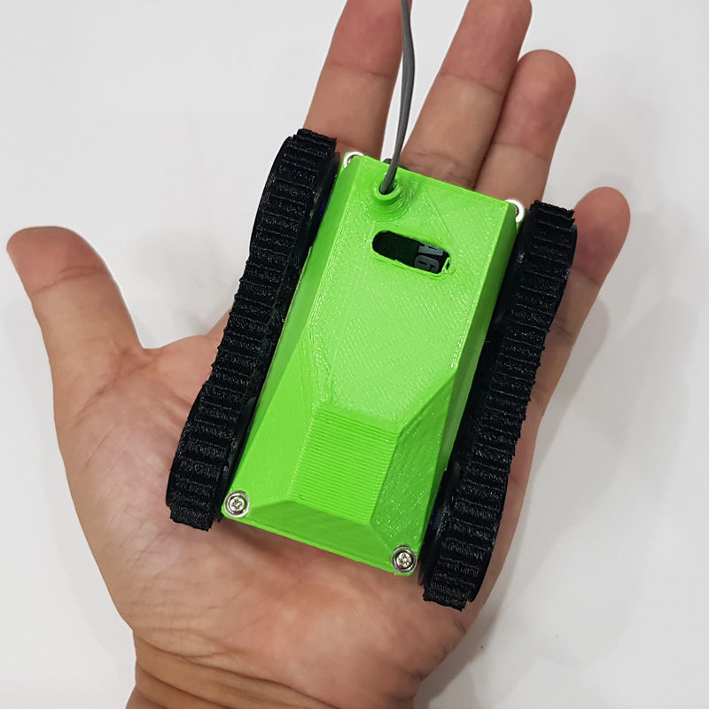 Mini Tank Robot v1 3D model 3D printable | CGTrader