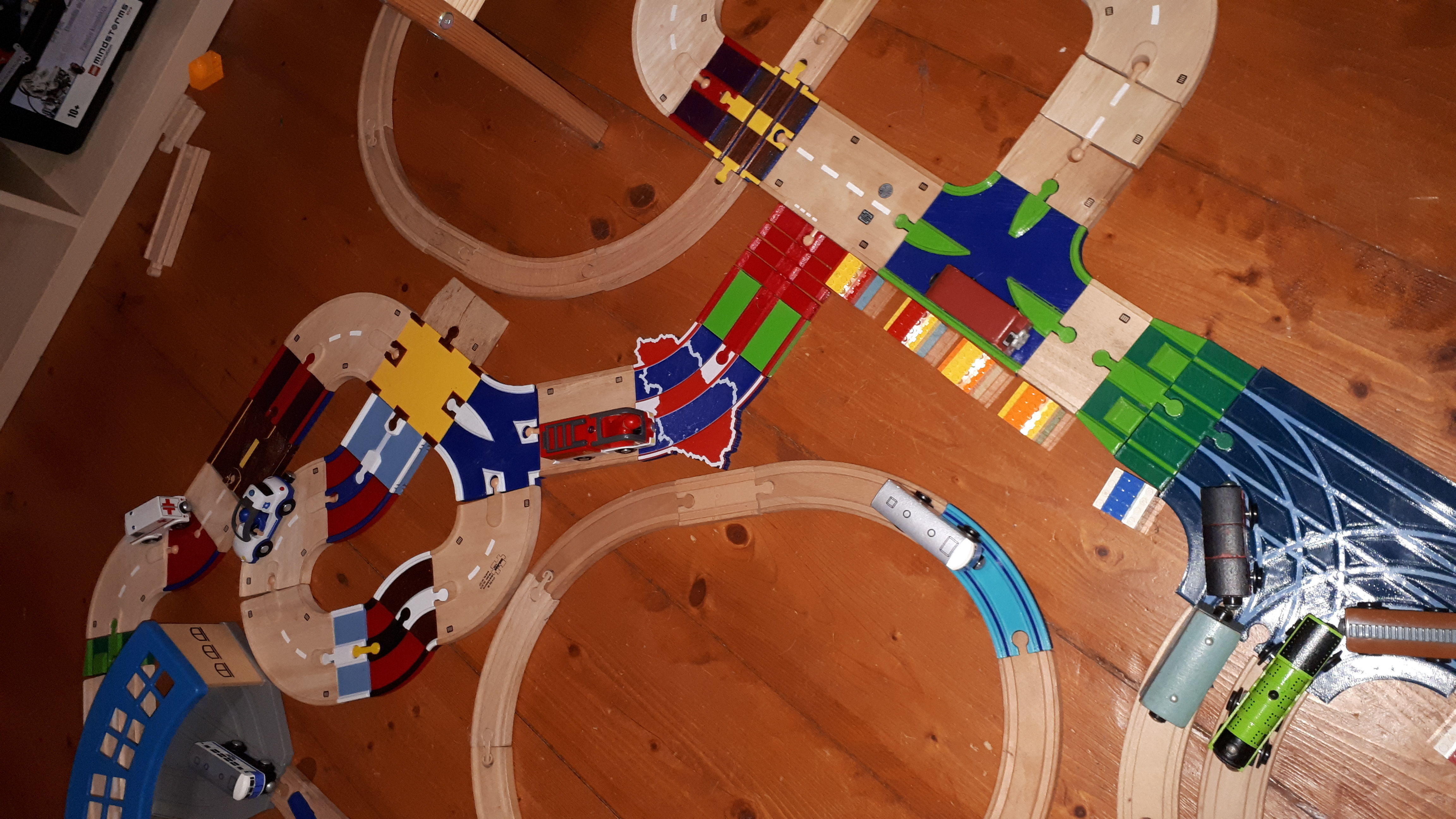 BigJigs wooden roadway pieces free 3D model 3D printable | CGTrader