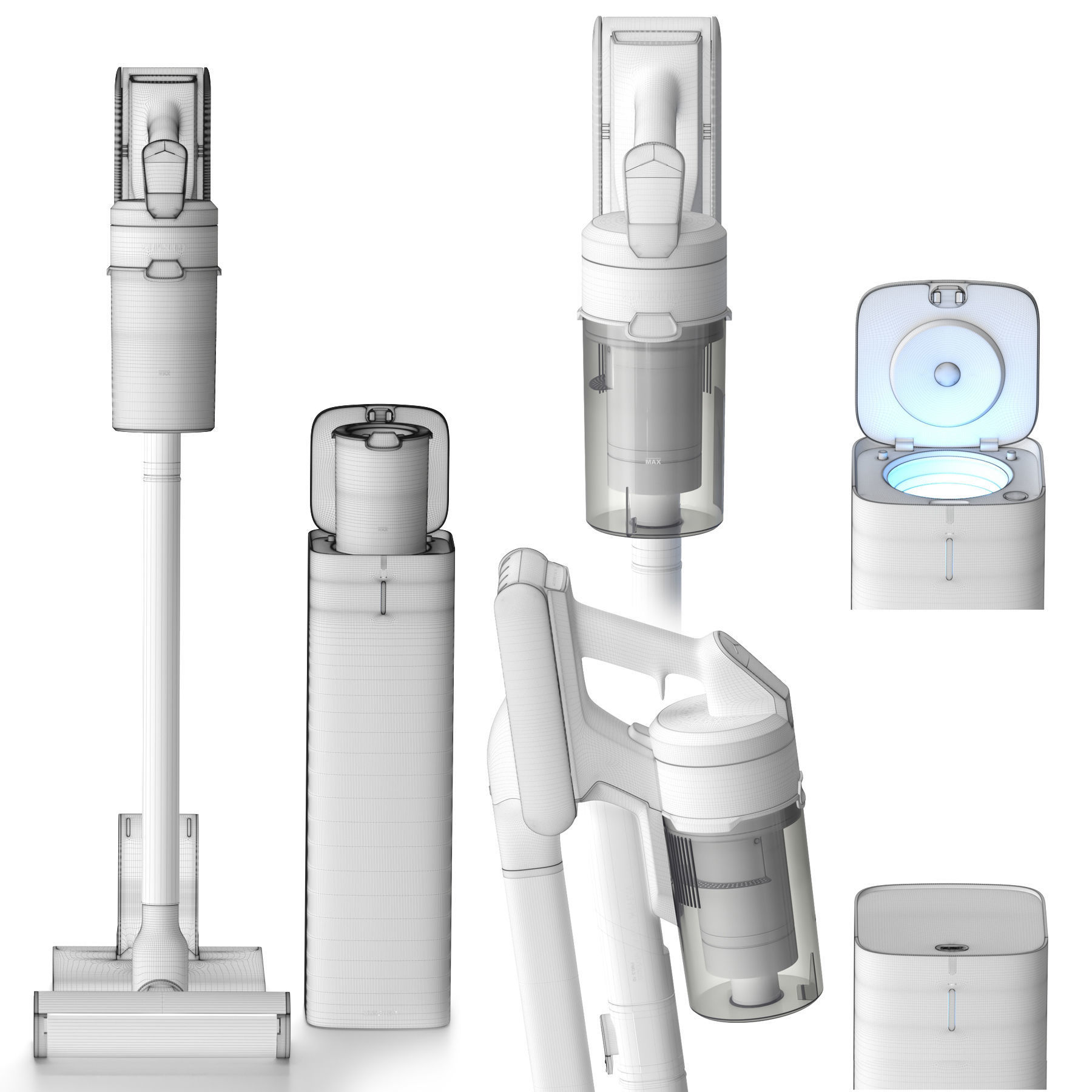 Samsung Z-Clean Station 3D model | CGTrader