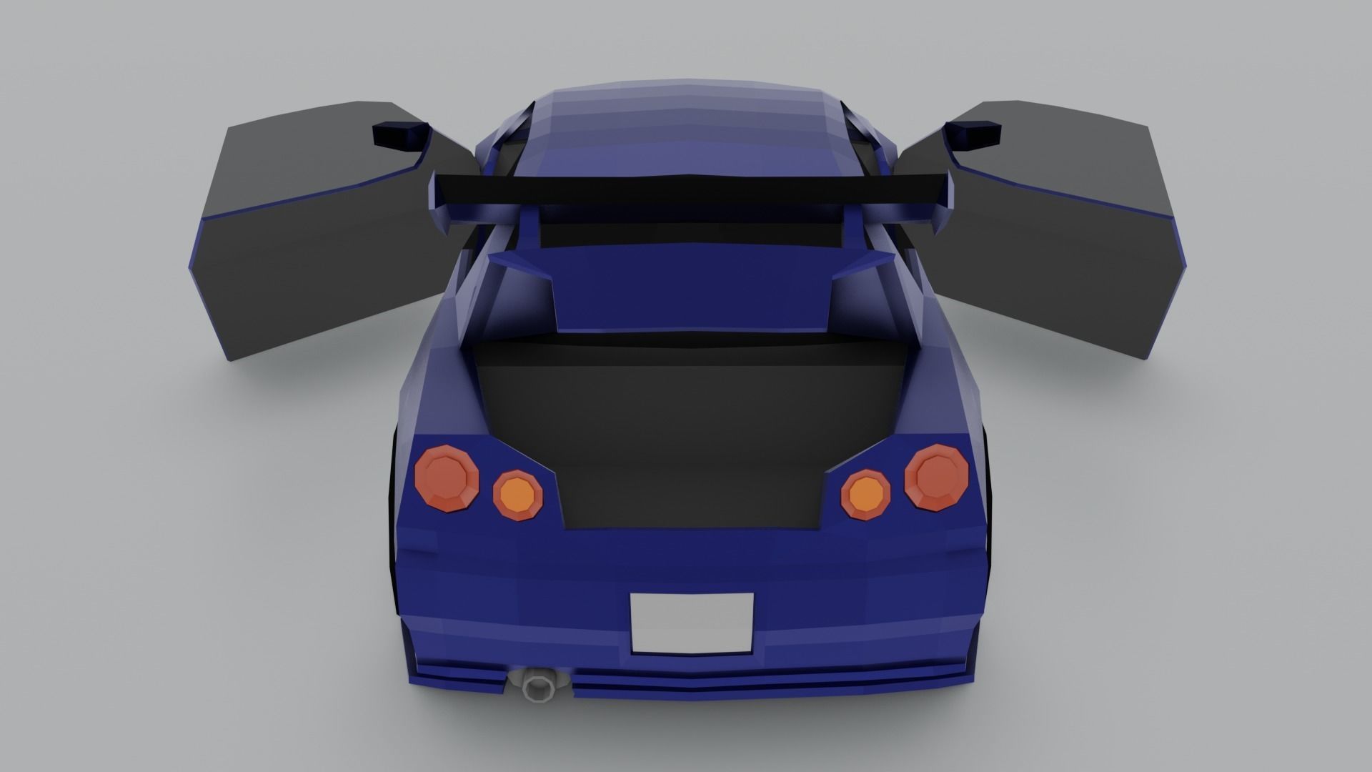 Nissan GTR R34 low poly free VR / AR / low-poly 3D model | CGTrader