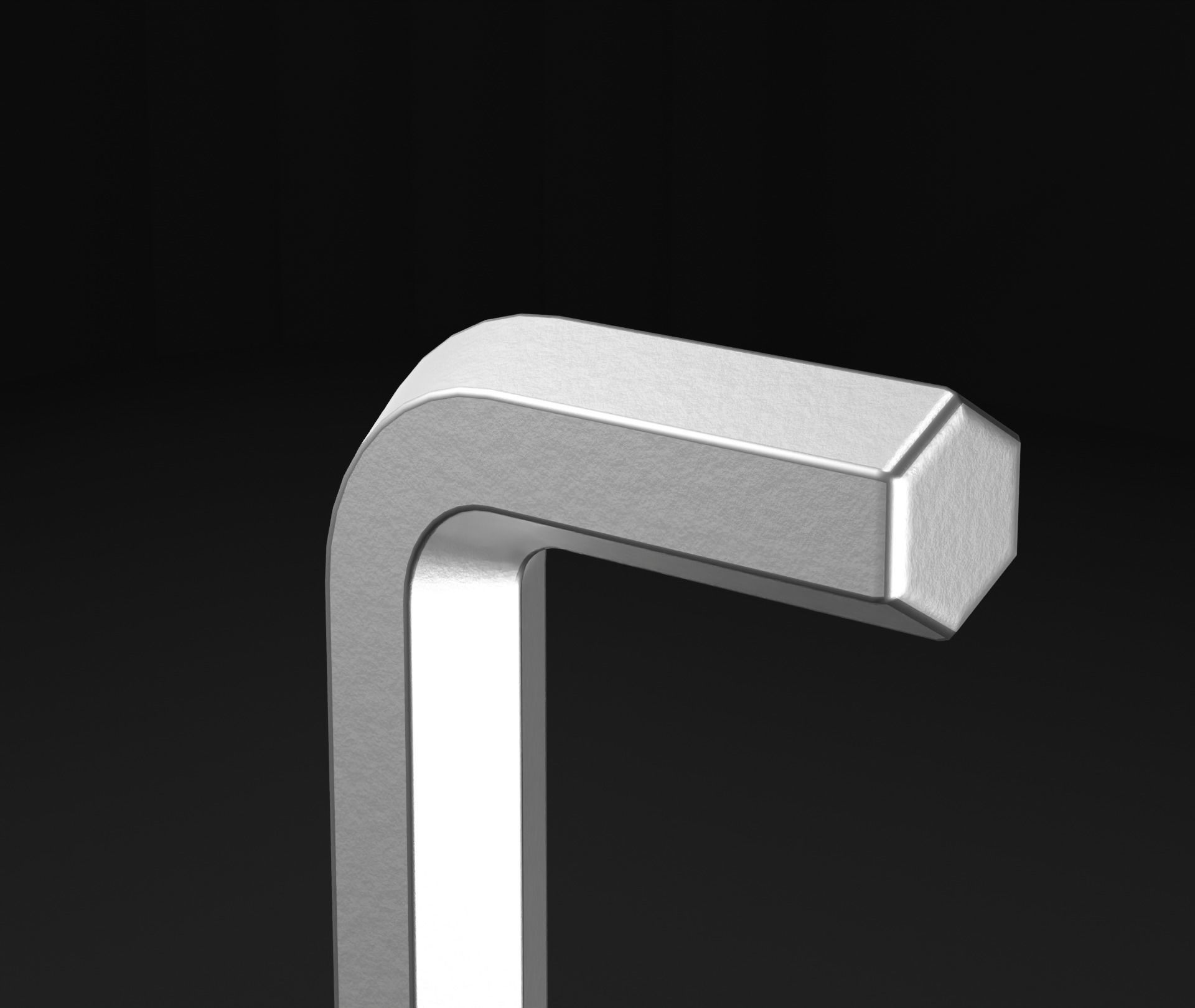 3D model Allen key - Short rounded VR / AR / low-poly | CGTrader
