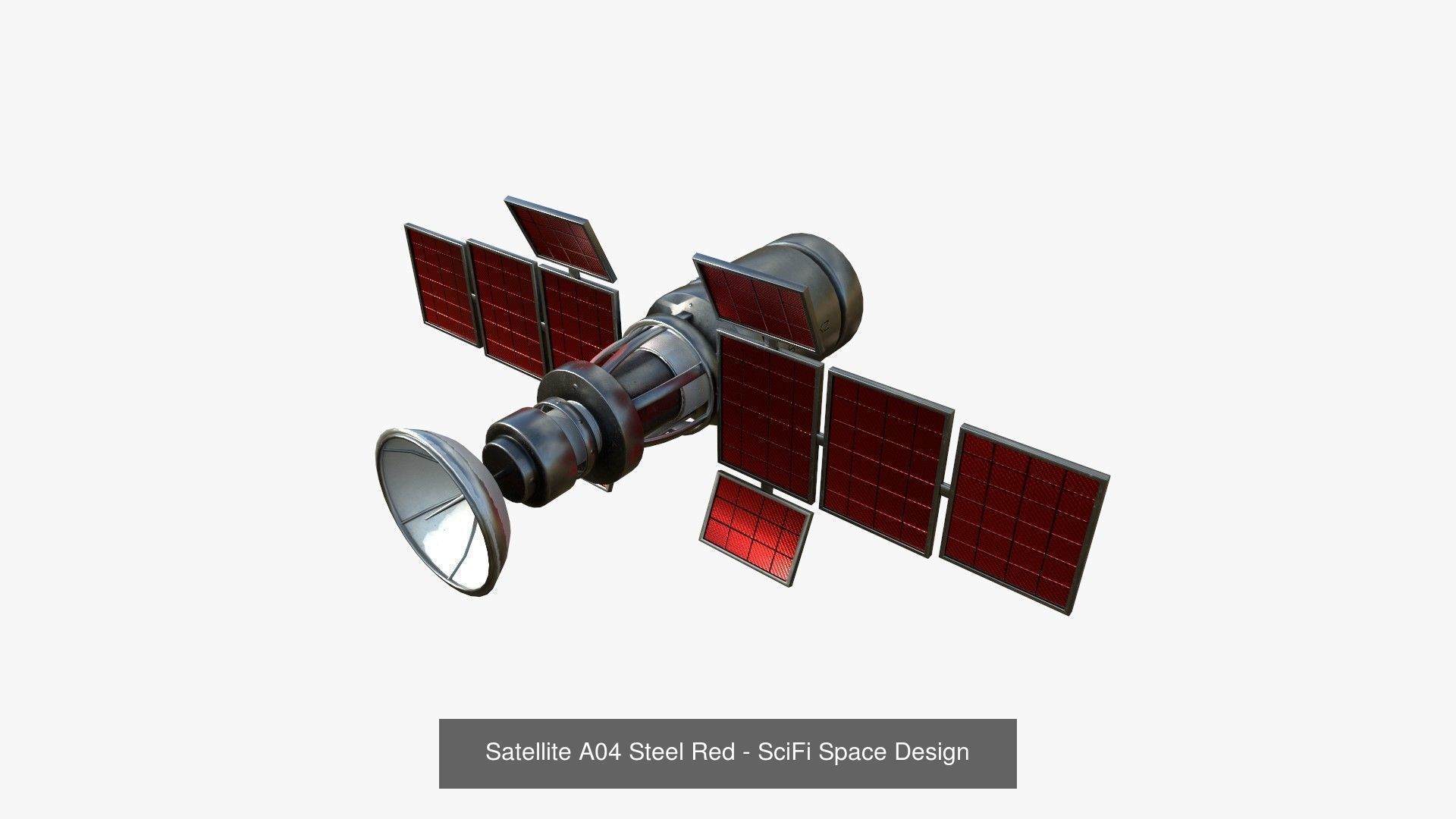 10 Satellites Colors Textures A Collection - SciFi Space Design | CGTrader